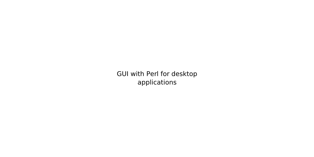 GUI with Perl for desktop applications